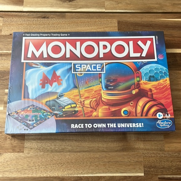 Hasbro | Games | Monopoly Space Race To Own The Universe Board Game New ...